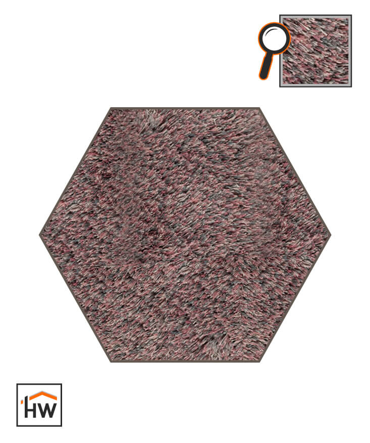 Vloerkleed Aurora 5153535657 Hexagon van De Munk bij Huis & Wonen