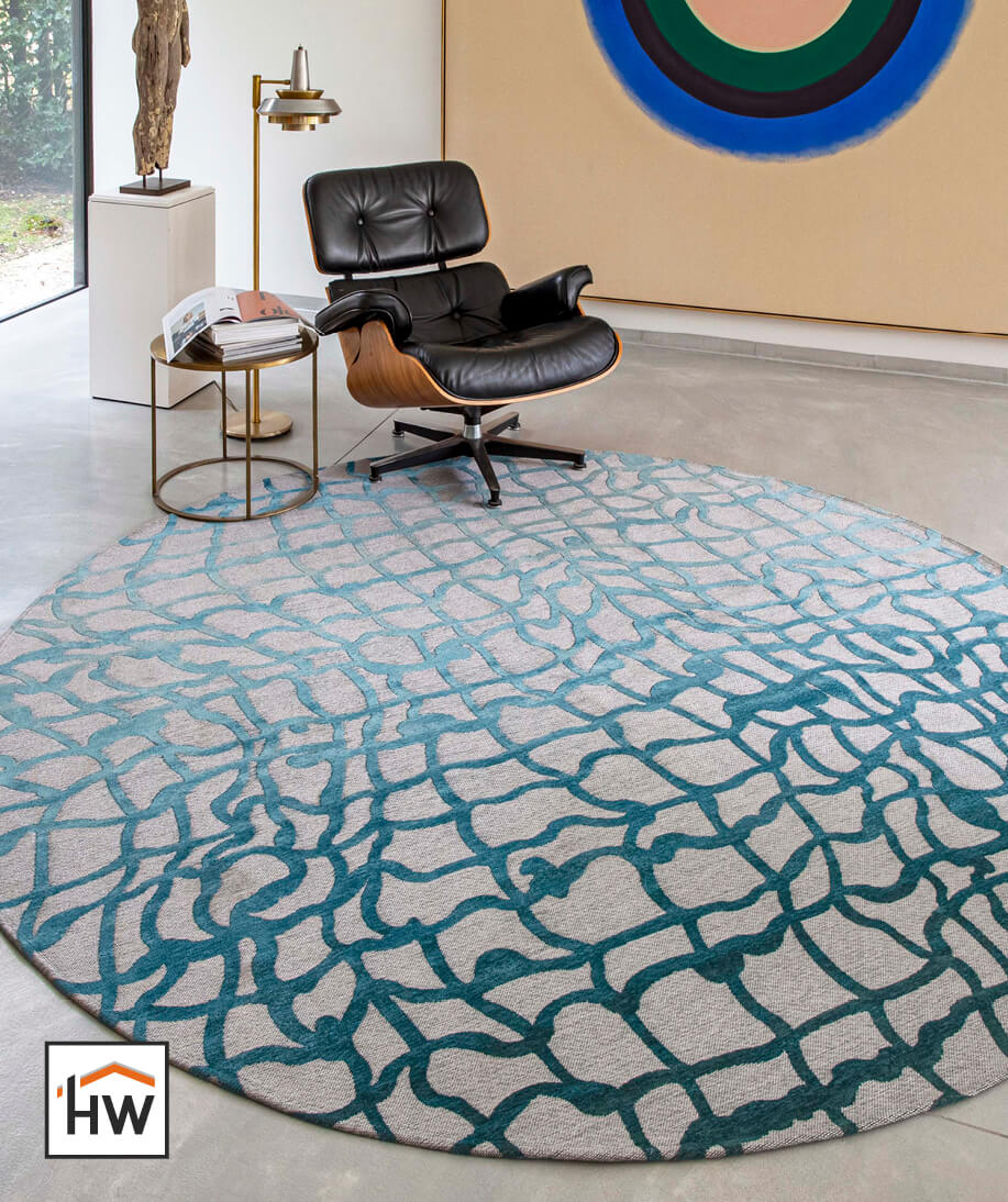 Vloerkleed Mad Men Griff 8421 Rond van Louis De Poortere bij Huis & Wonen